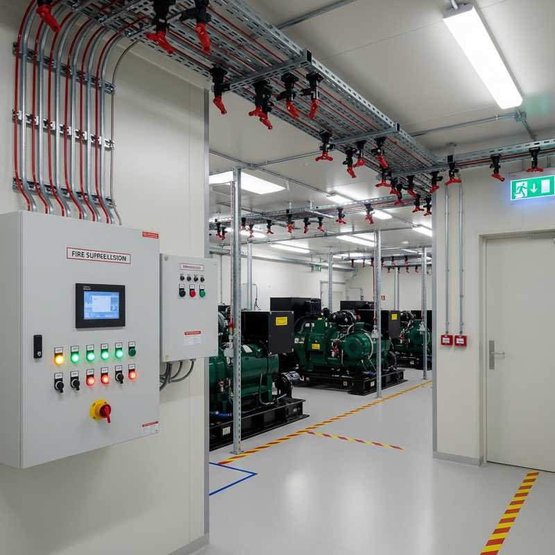 Generator Room Fire Protection – RAK, UAQ, Fujairah and UAE - Enjaz
